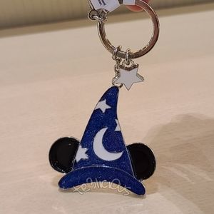 Disney | Accessories | Disney Parks Mickey Sorcerer Hat Keychain | Poshmark